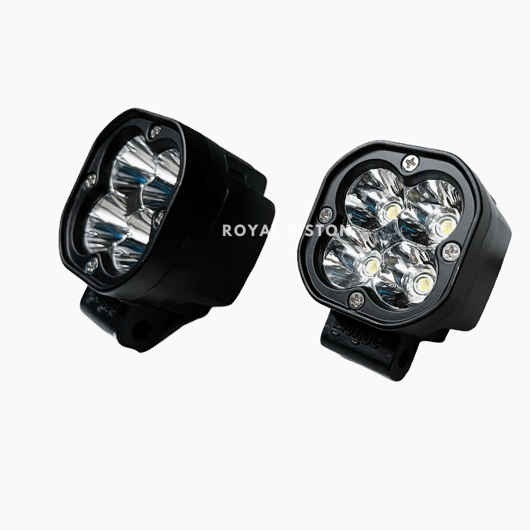 Roya Piston HJG Dual Beam LED Fog Light with White, Yellow Wide Light ...