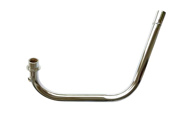 Royal Piston Bend Pipe: Free Flow Inbuilt Catalytic Converter, Stainle