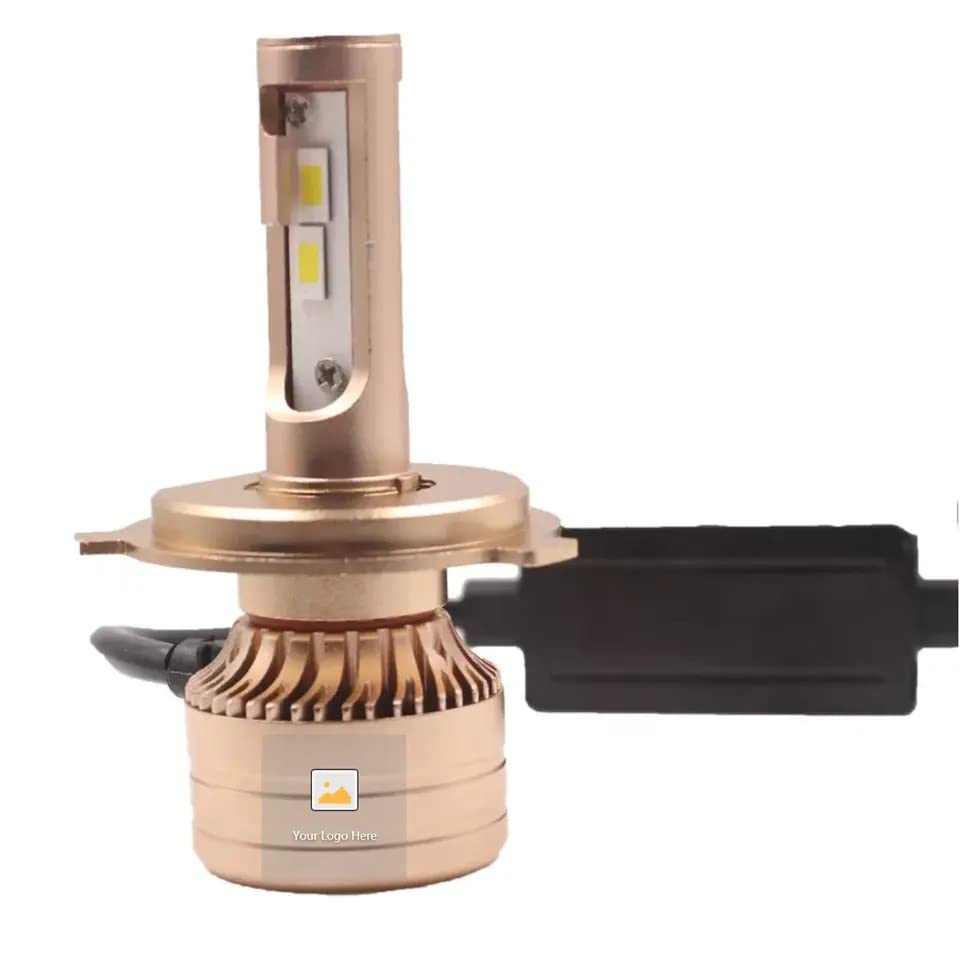 Royal Piston H4 130W Copper Plate Hypersonic LED Headlight Bulb Powerf