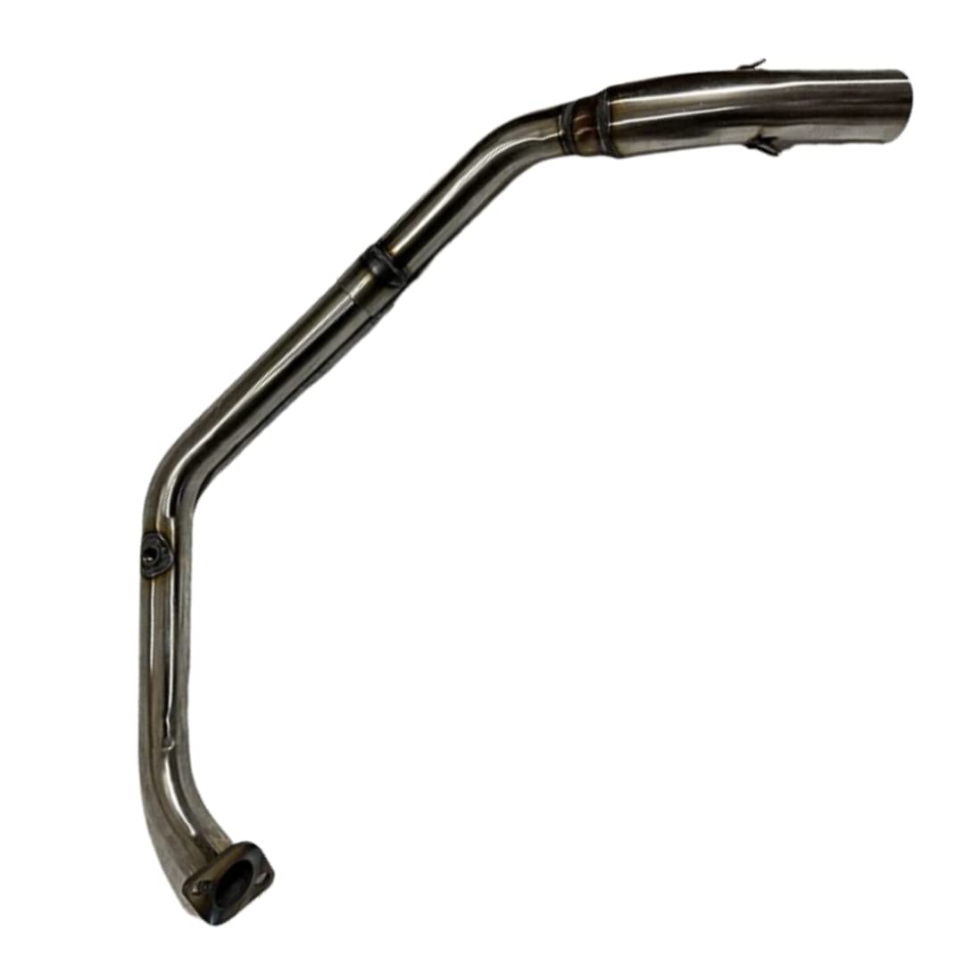 Royal Piston Heavy Chrome Bend Pipe Competible With R15 V3 BS6, R15 V4
