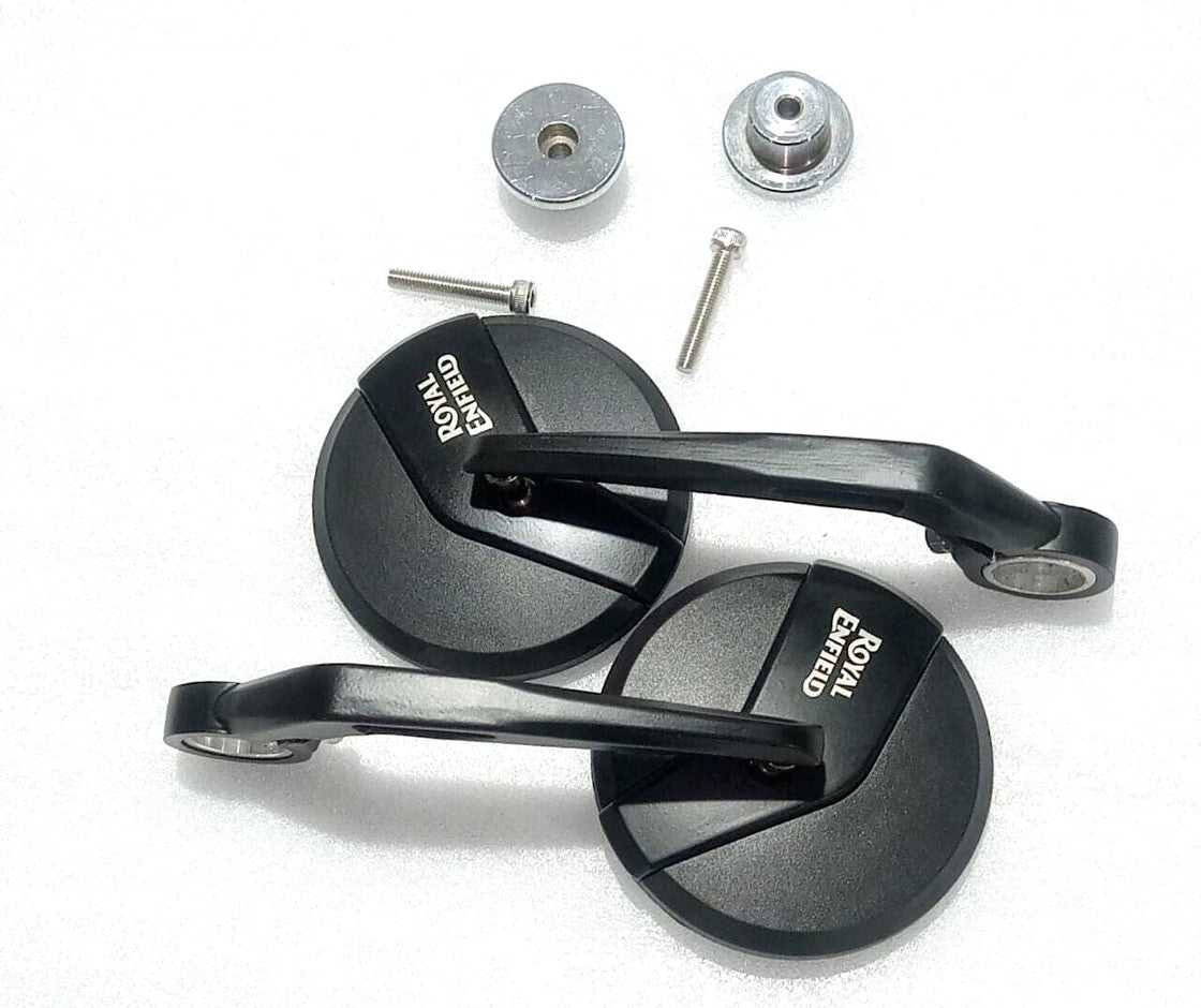 Royal Piston GT Side Mirrors: HD Round Clear View 360, Wide-Angle, Com