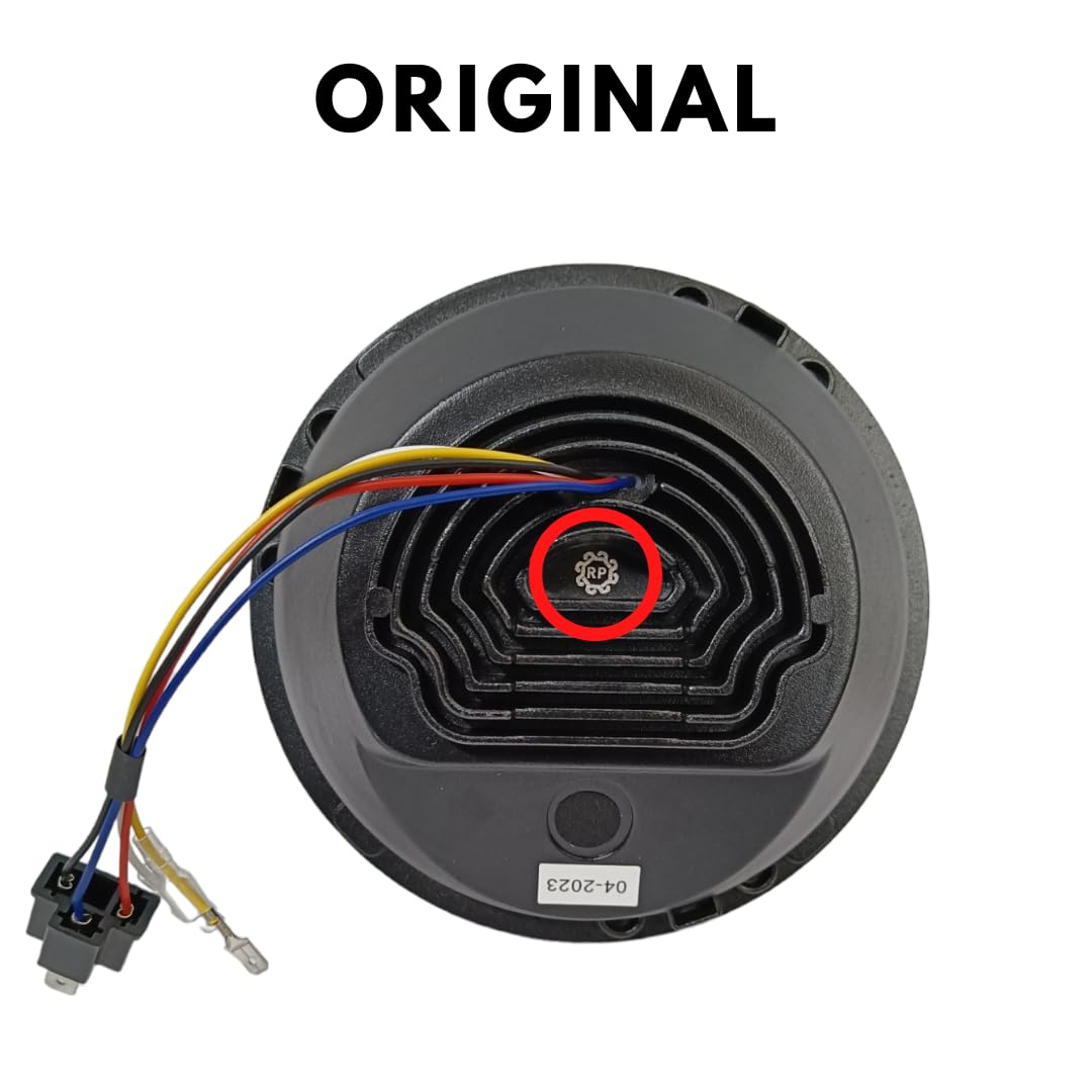 Royal Piston 110W Desert Minus 7" LED Headlight | for Royal Enfield ...