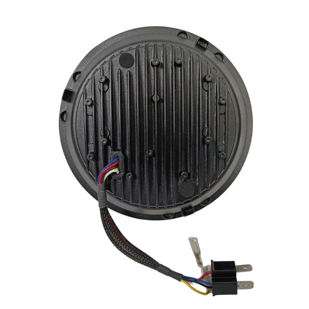 Royal Piston 12V-90W LED Headlight - Compatible Royal Enfield, Jeep ...